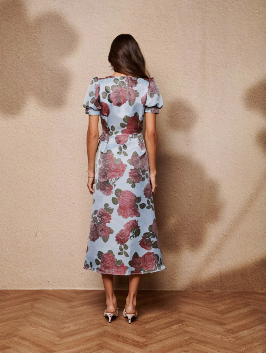 Glowstate Jacquard Wrap Dress | Sister Jane