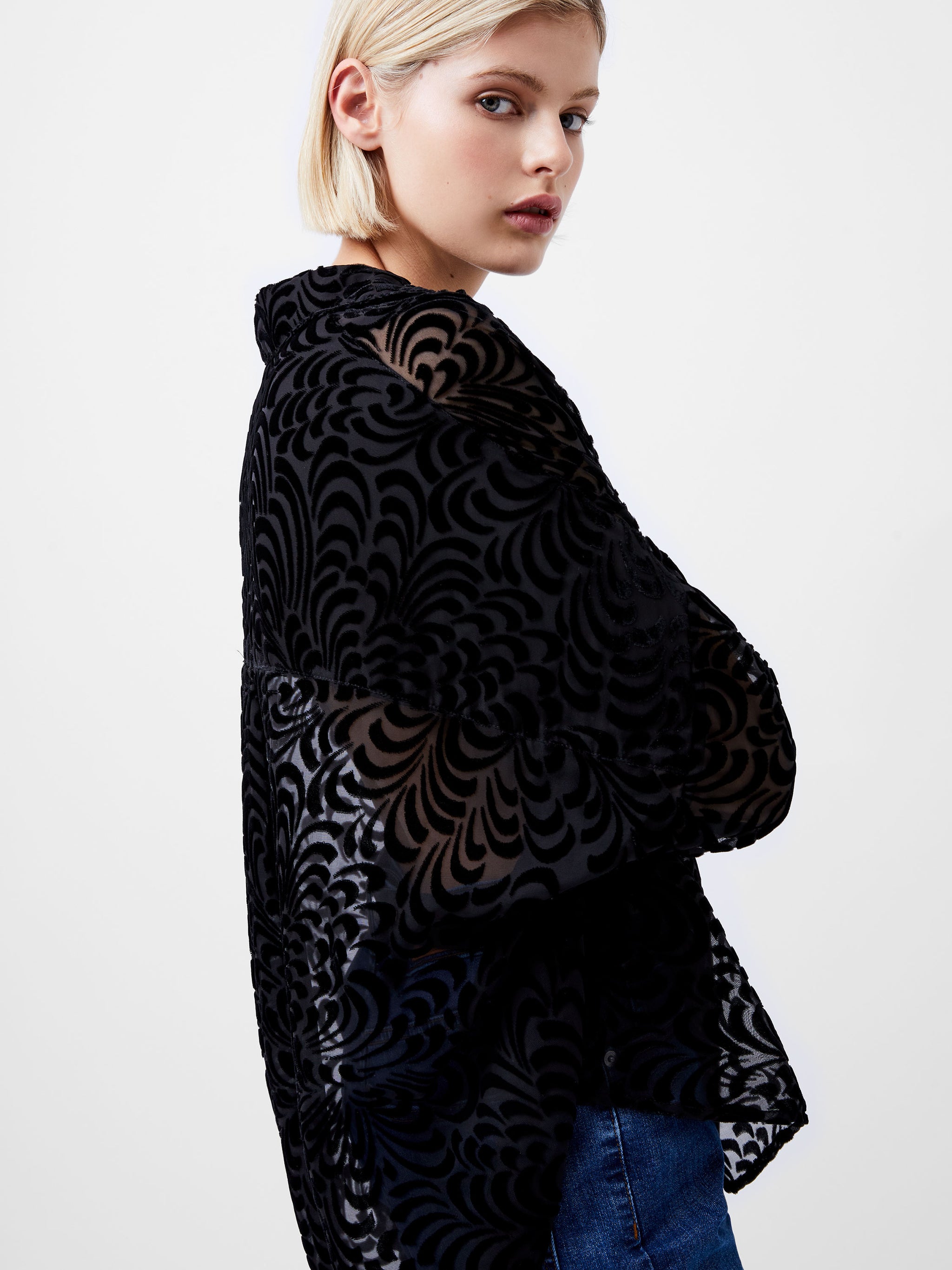 ZEBRA DEVORE POPOVER | French Connection